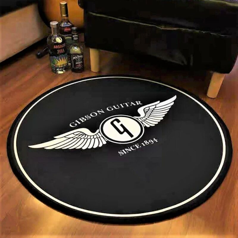 Gibson Guitar Round Rug - Dingmun