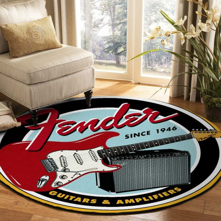 Guitar Amp Rug Personalized Fender Guitar Area Rugs - Dingmun