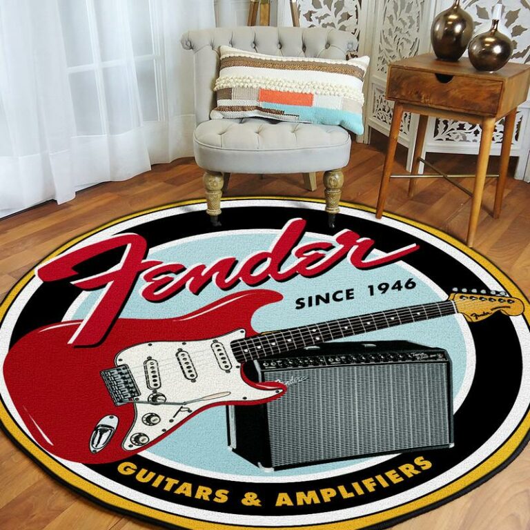 Guitar Amp Rug Personalized Fender Guitar Area Rugs - Dingmun