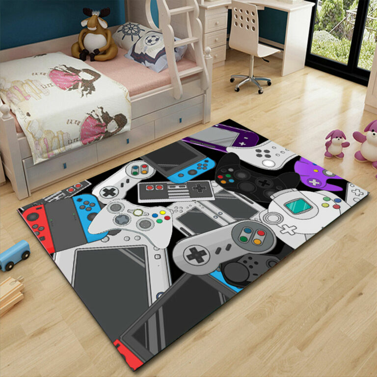 Controller Gaming Area Rug Living Room - Dingmun