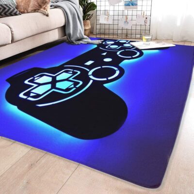 Gamer Controller Area Rug For Bedroom - Dingmun
