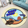 Beep Beep Rat Rod Hot Rod Round Mats - Dingmun