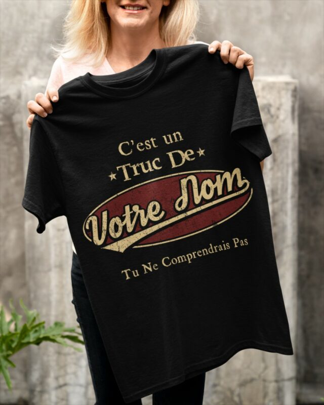 Chemises personnalisées avec nom C'est votre nom que vous ne ...