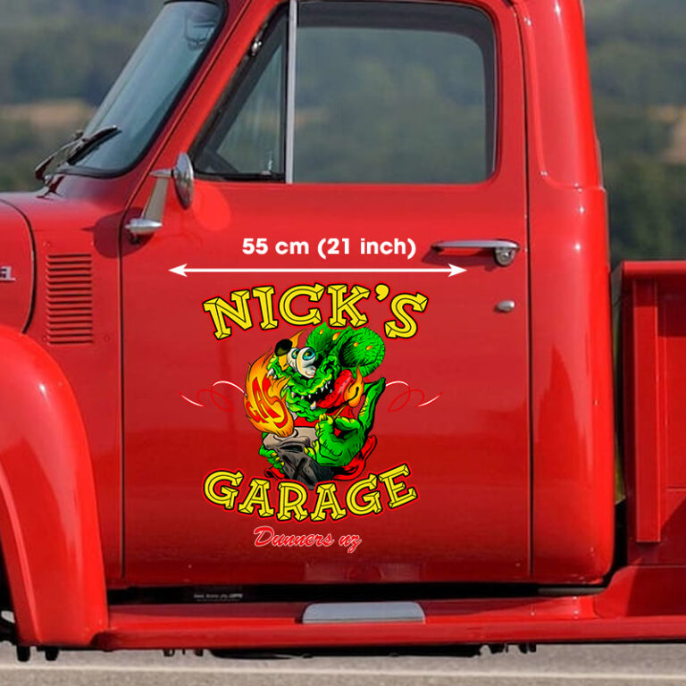 Old School Hot Rod Pinstripe Rat Fink Stickers Vinyl Decals For Cars ...