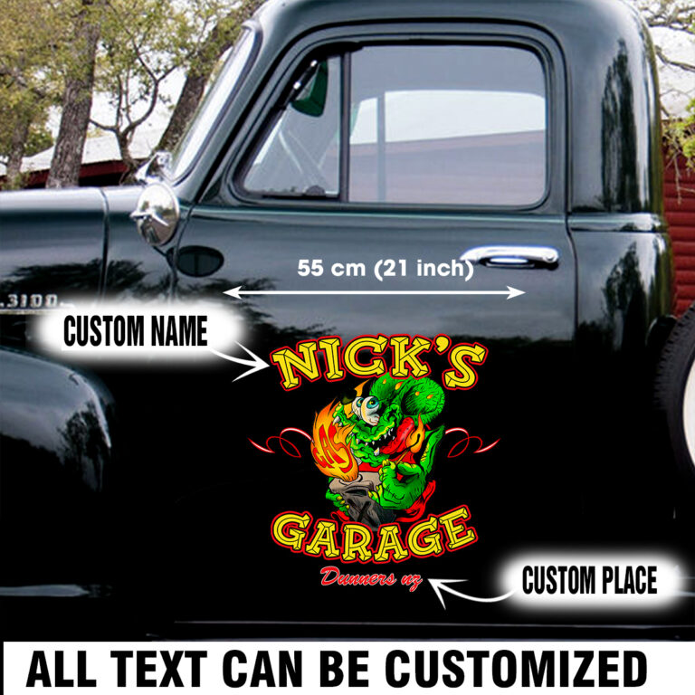 Old School Hot Rod Pinstripe Rat Fink Stickers Vinyl Decals For Cars ...