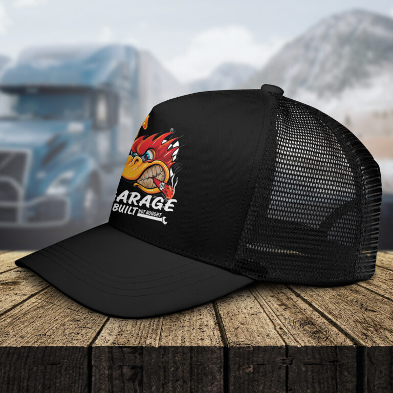 Personalized Hot Rod Woodpecker Mr. Horsepower Trucker Cap - Dingmun