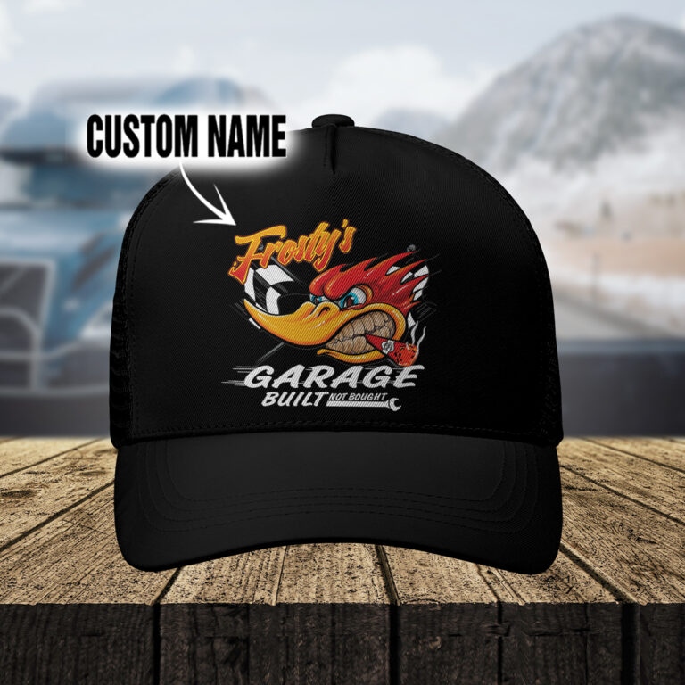 Personalized Hot Rod Woodpecker Mr. Horsepower Trucker Cap - Dingmun