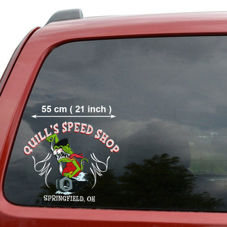 Lowbrow Art Kustom Kulture Rat Fink Door Car Graphic Decals - Dingmun