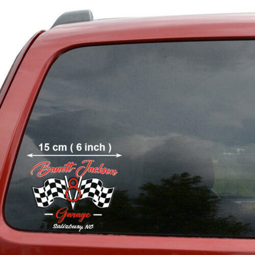Old School V8 Vinyl Stickers Custom Names For Car Set 2 Pcs - Dingmun