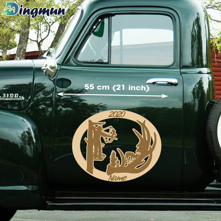 Custom Deer Hunting Vinyl Decals Stickers For Cars Side Door - Dingmun