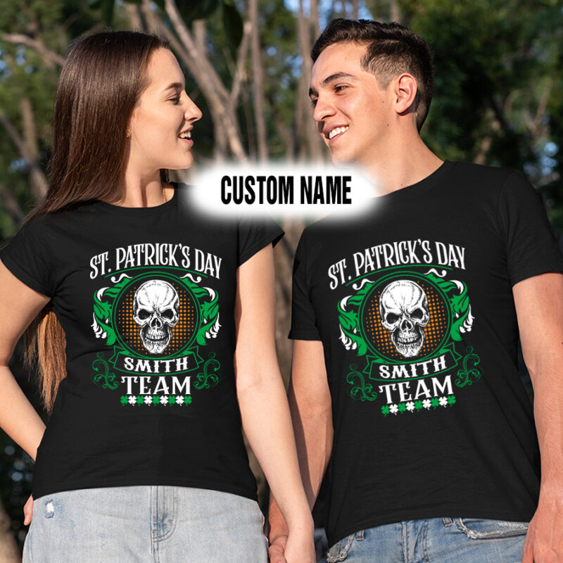 Personalized Name Shirts ST. Patrick's Day Smith Team - Dingmun