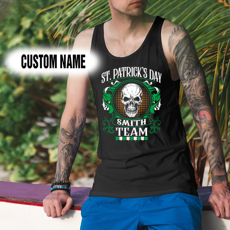 Personalized Name Shirts ST. Patrick's Day Smith Team - Dingmun