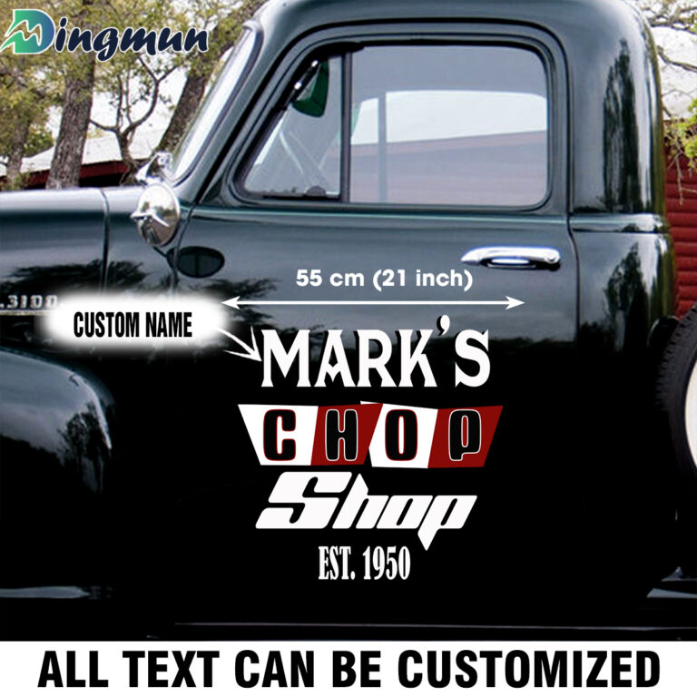 Custom Hot Rod Lettering Vinyl Decals For Cars - Dingmun
