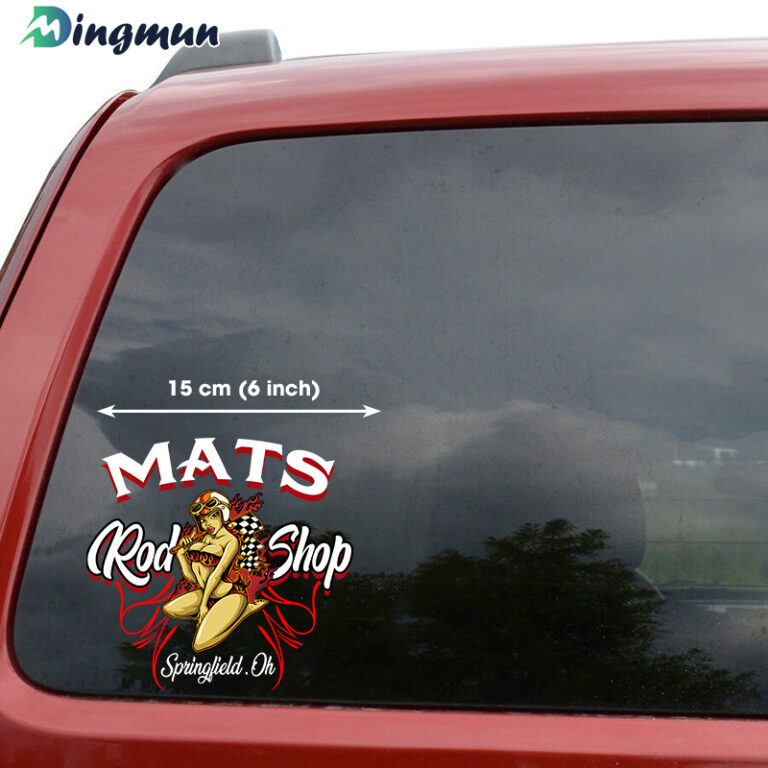 Pinup Girl Car Decal Stickers For Hot Rod Muscle Car, Lowrider, Truck ...