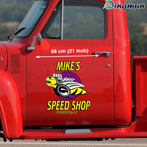 Old School Rumble Bee Vinyl Decals For Hot Rod Vehicle - Dingmun