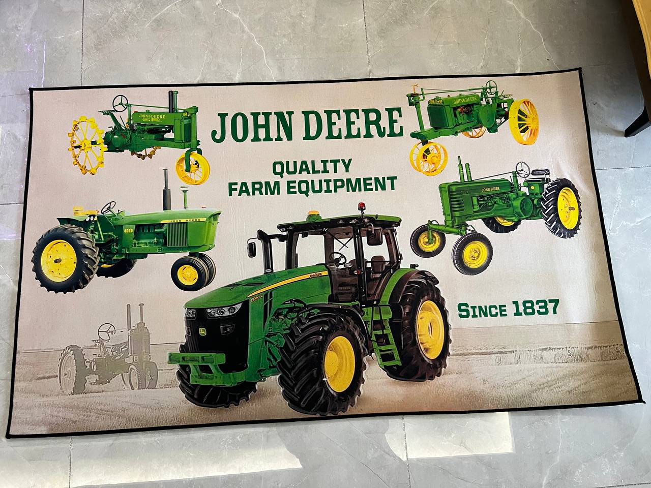 Personalized John Deere Rug, John Deere Décor For Bedroom, Living Room ...