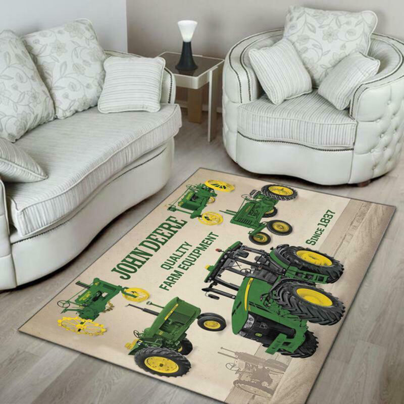 Personalized John Deere Rug, John Deere Décor For Bedroom, Living Room ...