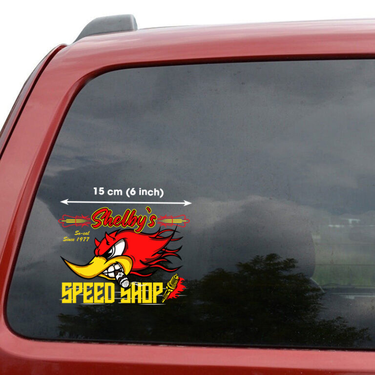 Woody Woodpecker Mr Horsepower Rat Rod Door Art Vinyl Decals Sticker ...