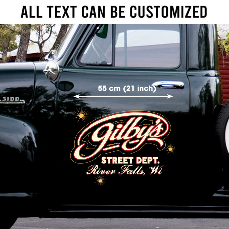 Custom Hot Rod Garage Pinstripe Big Car Vinyl Stickers - Dingmun