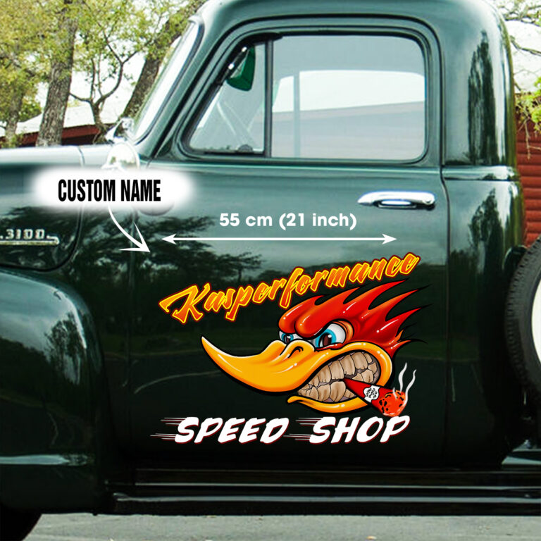 Personalized Speed Shop Mr Horsepower Decal - Dingmun