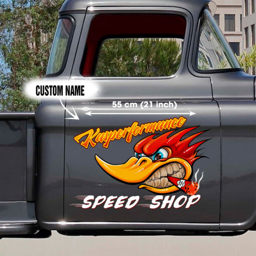 Personalized Speed Shop Mr Horsepower Decal - Dingmun