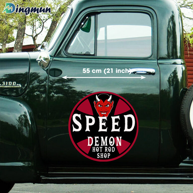 Personalized Speed Demon Hot Rod Decals - Dingmun