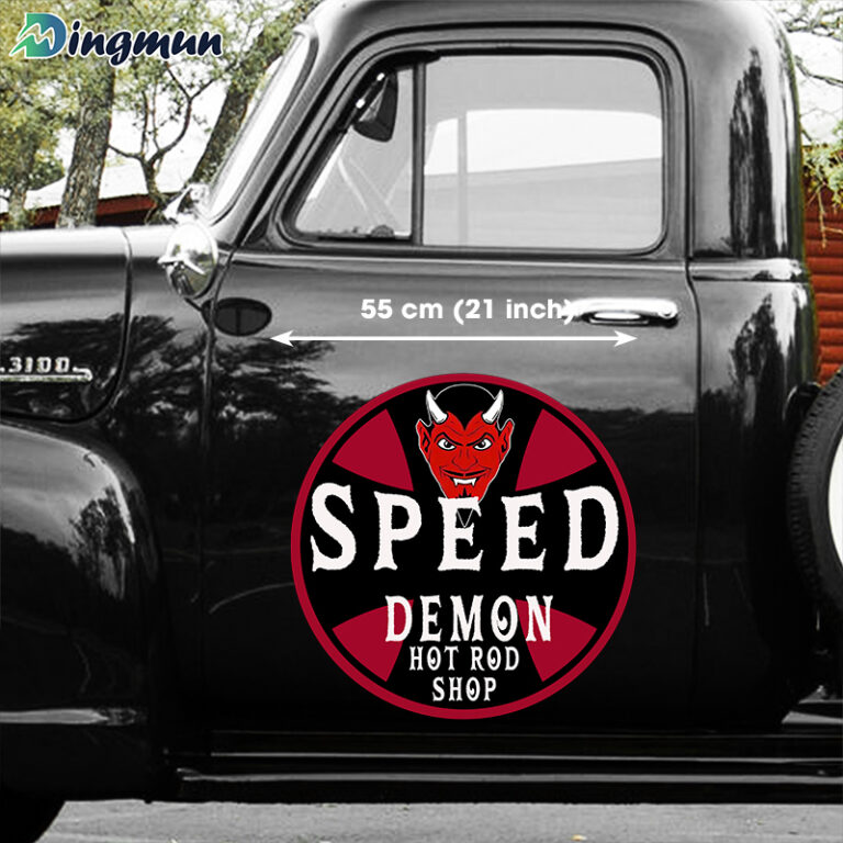 Personalized Speed Demon Hot Rod Decals - Dingmun