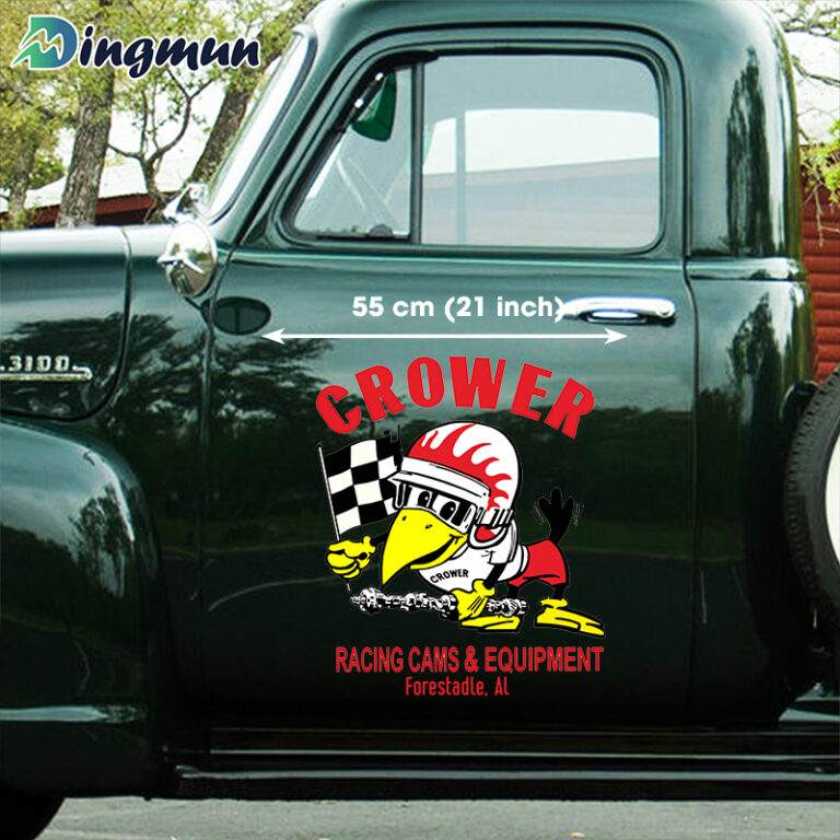 Personalized Rat Rod Racing Door Decals - Dingmun