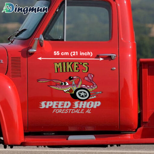 Personalized Hot Rod Vinyl Car Decals - Dingmun