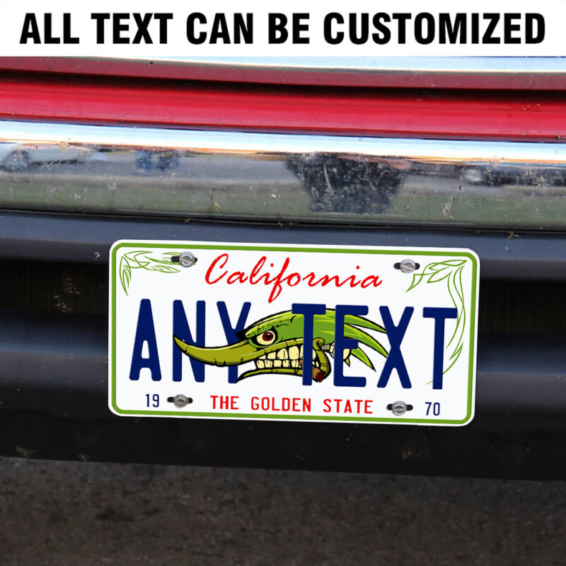 Custom Green Mr. Horsepower Built For Speed One Of A Kind License Plate ...