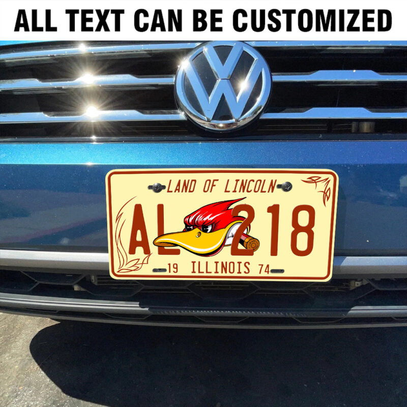 Custom Mr. Horsepower Old School License Plate - Dingmun