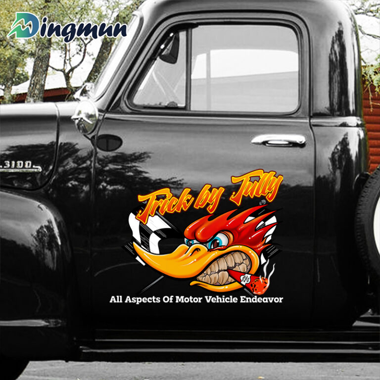 Personalized Hot Rod Trick By Tully Decals - Dingmun