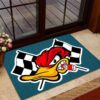 Hot Rod Duck Speed Shop Door Mat - Dingmun