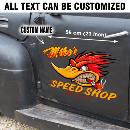 Personalized Kustom Kultrure Mr Horsepower Garage Speed Shop Decal 2 ...