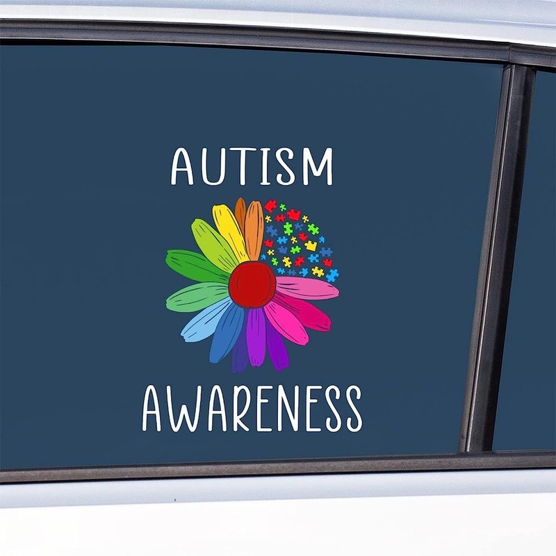 Weather Resistant Autism Awareness Car Decal - Autism Parent Vinyl ...