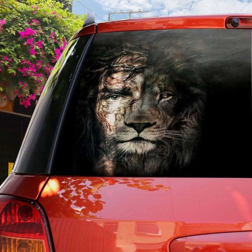 Christian Lion God Car Sticker Jesus Take The Wheel Religious Faith Car ...