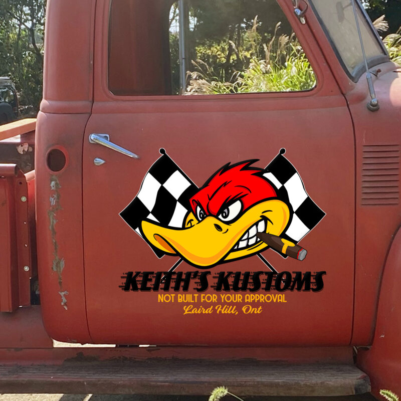 Personalized Duck Kustoms Not Built For Your Approval Decal - Dingmun