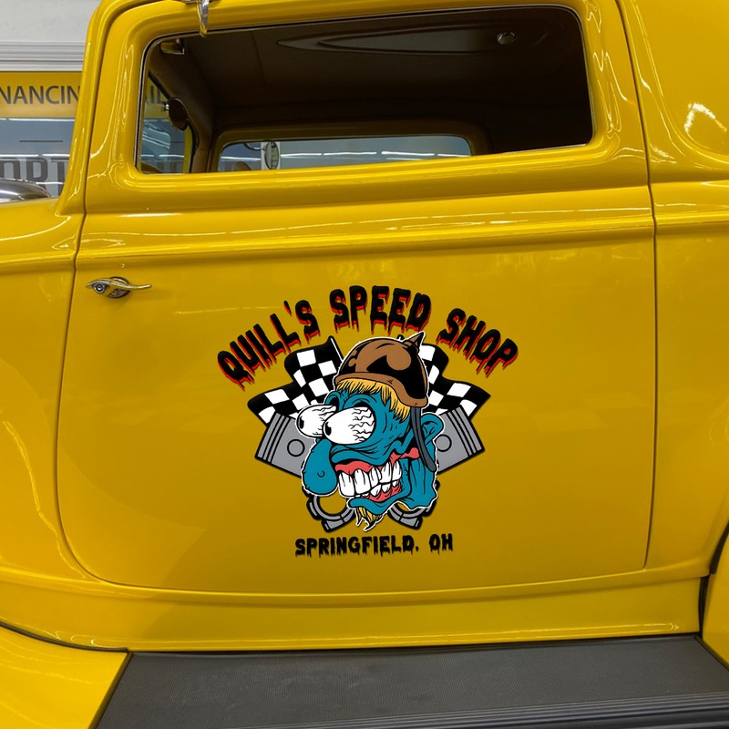 Personalized Hot Rod Monster Decals - Add Personality To Your Car - Dingmun