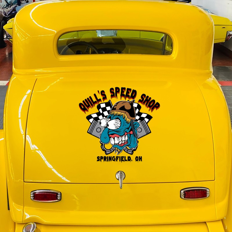 Personalized Hot Rod Monster Decals - Add Personality To Your Car - Dingmun