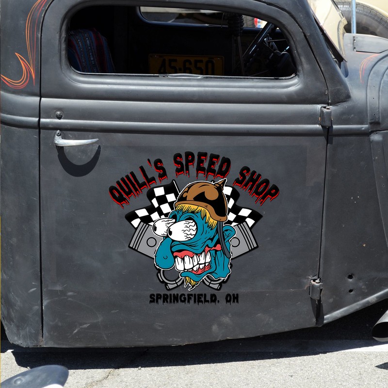 Personalized Hot Rod Monster Decals - Add Personality To Your Car - Dingmun