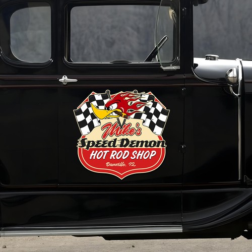 Personalized Kustom Kultrure Speed Demon Mr Horsepower Decal 2 Pcs For ...