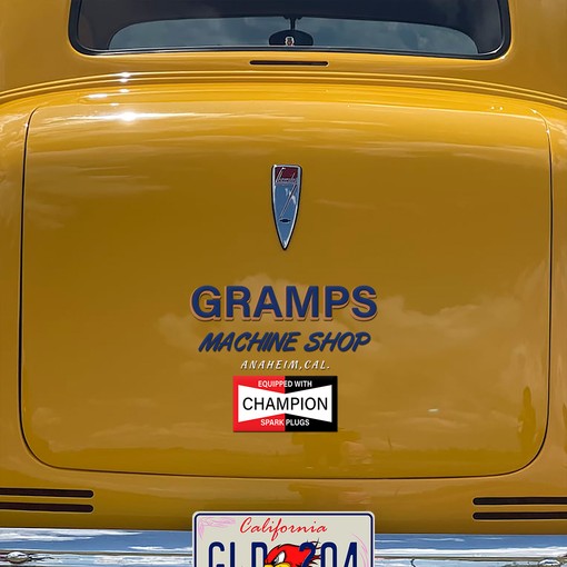 Personalized Machine Shop Hot Rod Garage Sticker - Dingmun