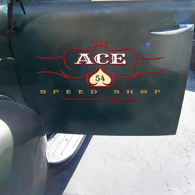 Personalized Hot Rod Speed Shop Hand Planer Pinstriping Lettering Vinyl ...