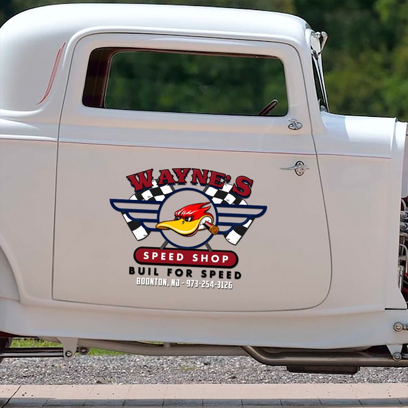 Upgrade Your Vehicle With Custom Car Decals - Hot Rod Duck Sticker ...