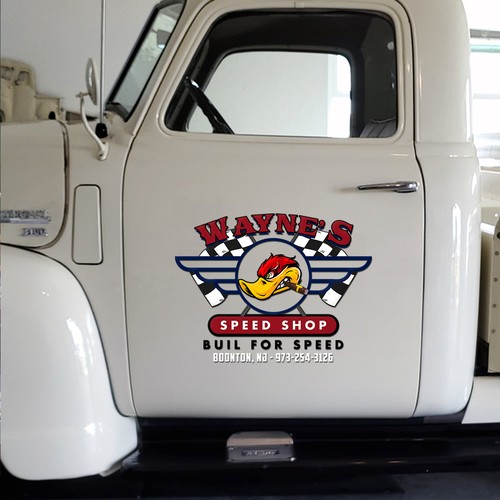 Personalized Hot Rod - Large Vinyl Decals For Cars And Trucks - Dingmun