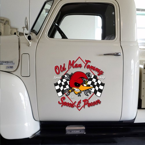 Large Hot Rod Decals - Stand Out With Mr. Horsepower Graphics - Dingmun
