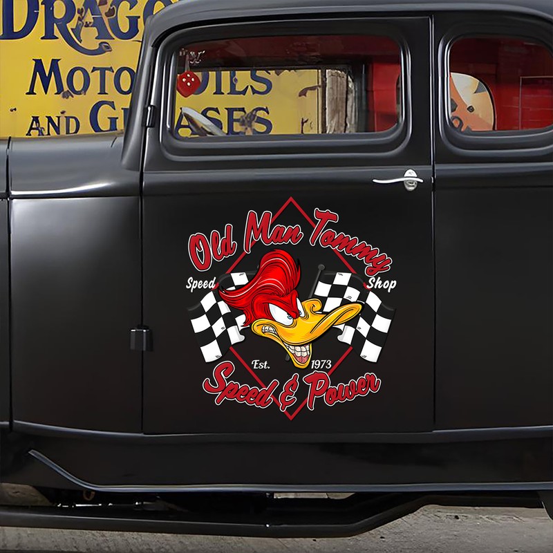 Custom Rat Rod Stickers - Express Your Unique Style - Dingmun