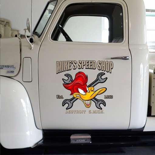 Custom Rat Rod Door Decals - Unique Graphics For Your Hot Rod - Dingmun