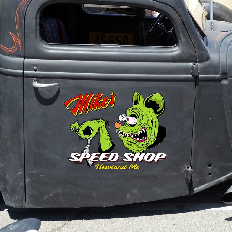 Upgrade Your Ride With Personalized Rat Rod Monster Decals For Cars ...