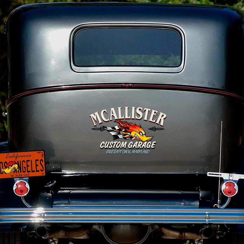 Customize Your Car's Style With Mr. Horsepower Speed Shop Decals ...